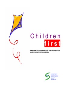 Children first: national guidelines for the protection and welfare of ...